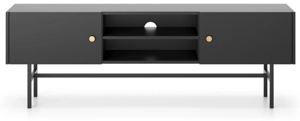 TV stolík/skříňka Desanta (černá). 1082795
