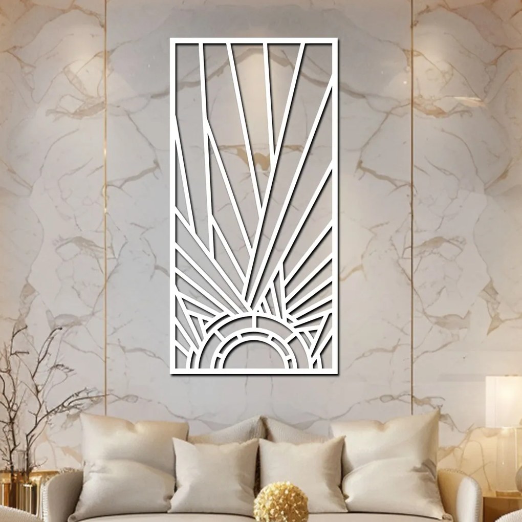 dřevo života Dřevěný panel GATSBY VI Rozměry (cm): 30x60, Zvolte barvu dekoru: Bílá