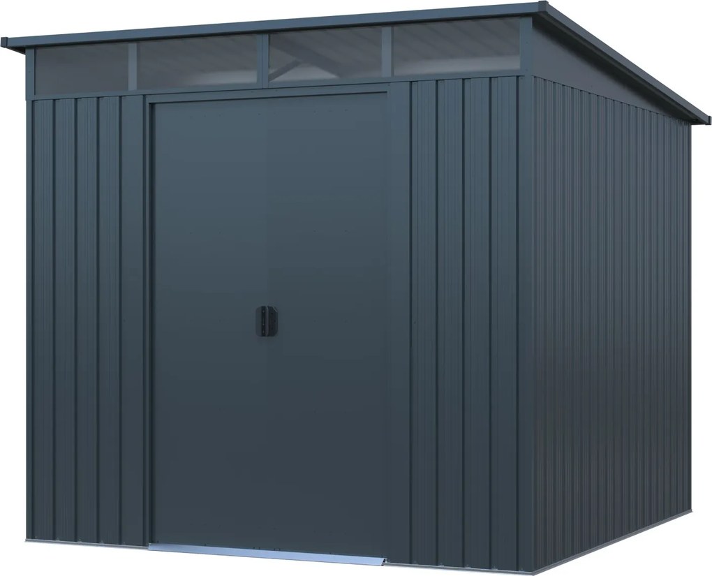 Zahradní domek BestBerg ZD-808G / 5,6 m² / 236 × 238 × 203 cm / šedá