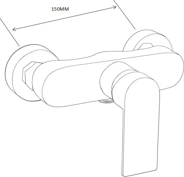 Mexen ROYO - sprchová baterie, chrom, 72240-00