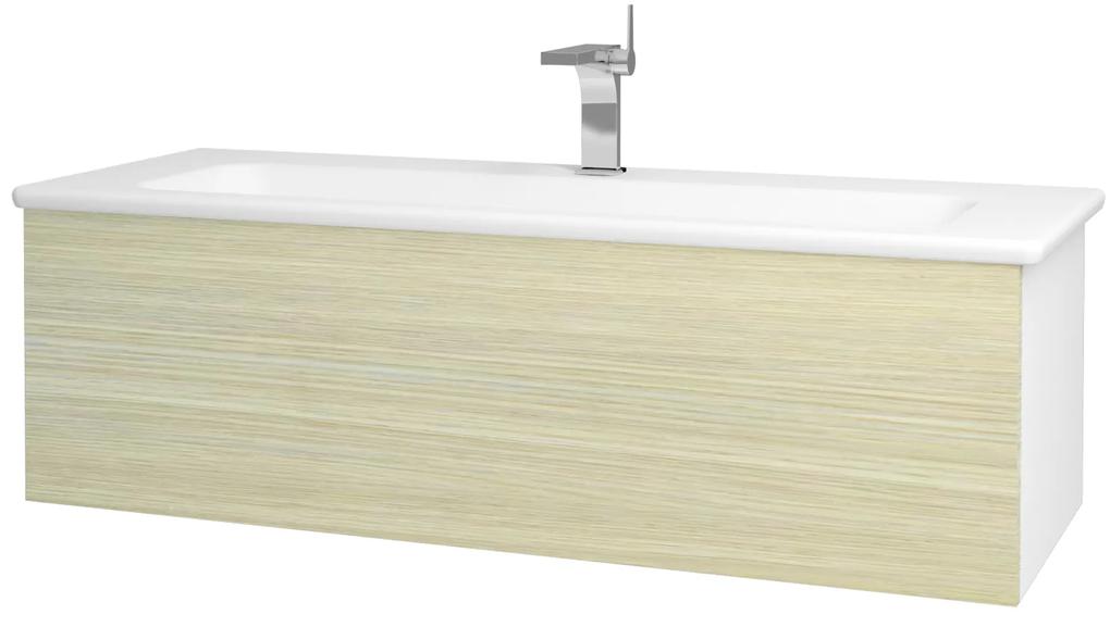 Dřevojas Koupelnová skříň VARIANTE SZZ 120 (umyvadlo Euphoria) Varianta: N01 Bílá lesk / M01 Bílá mat