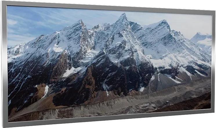 topný infraobraz ecosun G 600 Nepál stříbrný rám