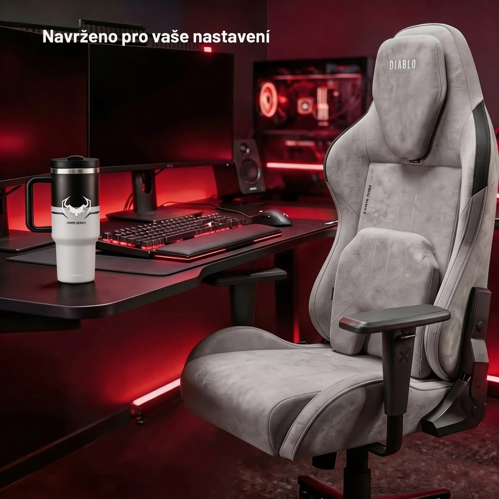 Termohrnek šedý: Diablo Chairs Nightwolf Moon