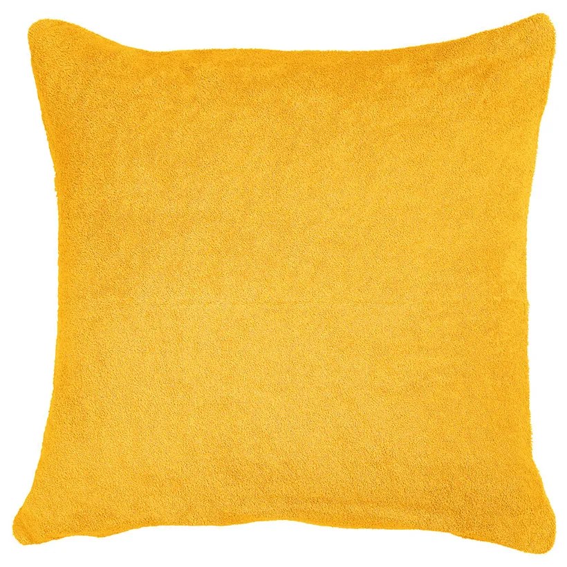 Froté povlak na polštář 40x40 hořčicový sunny 005 silný 200g/m2 KARO