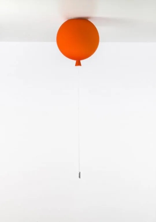 Brokis Memory, skleněné stropní svítidlo Barva: Oranžová, Velikost: Ø 250 mm, Povrch skla: Lesklý