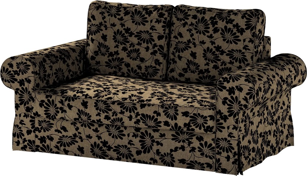 Potah na pohovku IKEA Backabro 2-místná, rozkládací barva béžová látka pletený vzor, vzorované