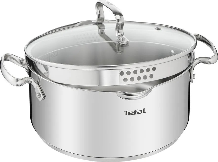 Nerezový hrnec s pokličkou na indukci 5 l Duetto+ – Tefal