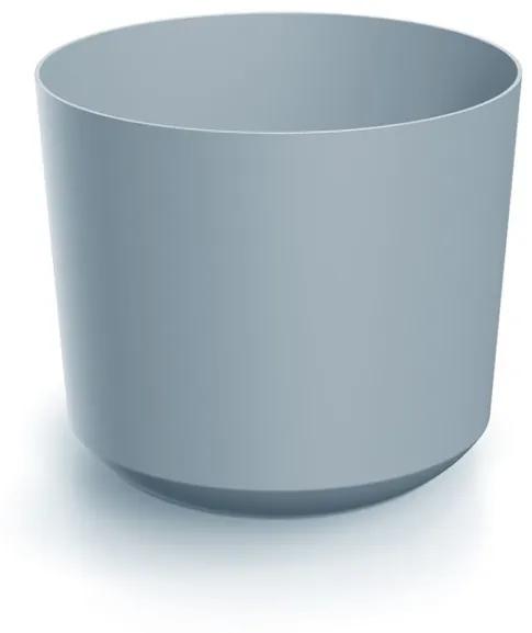 PROSPERPLAST Květináč - TUBO Průměr: 14,8 cm, Barva: světle šedá