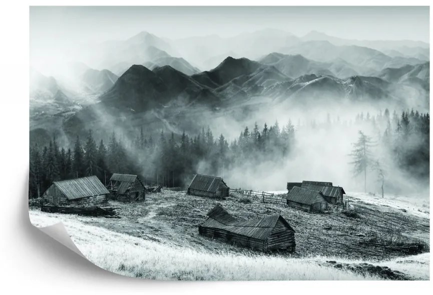 Fototapeta Hory Černobílé  Samolepící tapety 416x254