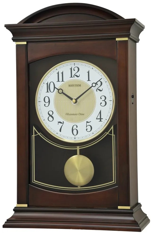 Rhythm CRJ758UR06 - Stolní hodiny 46 cm vysoké se špičkovými melodiemi