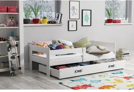 Dětská postel HUGO 160x80 cm Bílá