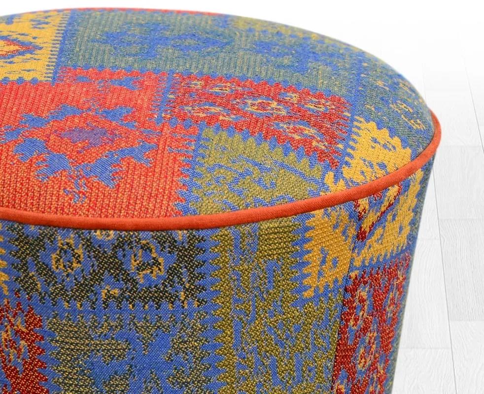 Atelier del Sofa Taburet Rug v3 - Multicolor, Vícebarevná
