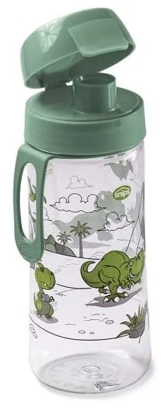 Zelená tritanová dětská lahev 500 ml Dinosaur – Snips