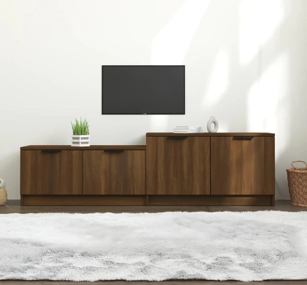 vidaXL TV skříňka 158,5x36x45 cm kompozitní dřevo [811490] Barva: Bílá