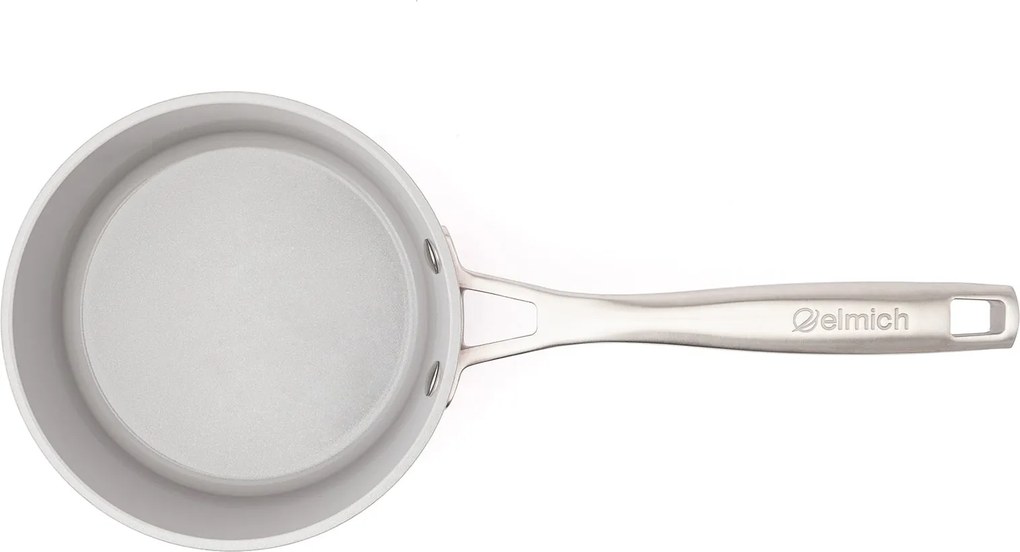 Elmich Nepřilnavý keramický rendlík Zen Ø 16 cm - hnědá