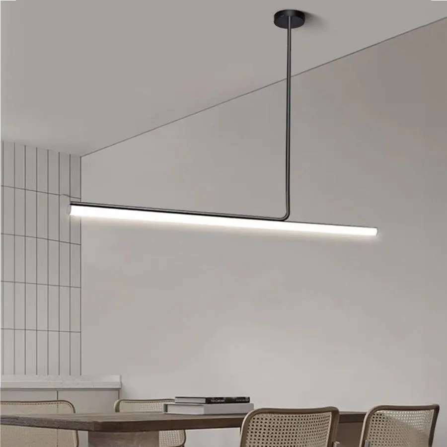 Toolight Moderní designové LED osvětlení APP1659-CP Black 120cm