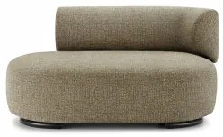 K-Wait Chaise lounge  Texture levá područka hnědá Kartell