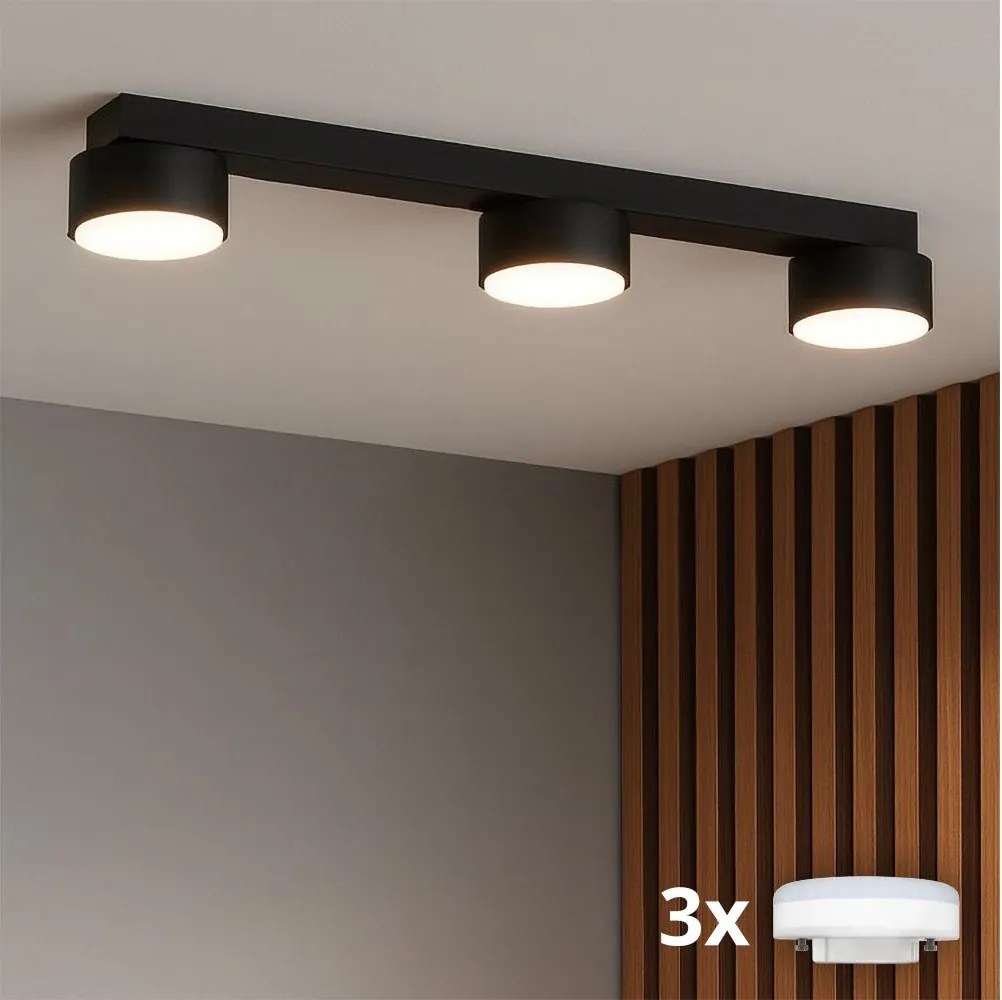 Brilagi - LED Bodové svítidlo MONO 3xGX53/30W/230V černá