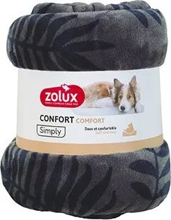Zolux S.A.S. Pelech deka COCOON 200x150cm antracit se vzorem Zolux