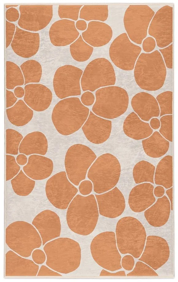 Oranžový pratelný koberec 120x180 cm Orange Meadow – Mila Home