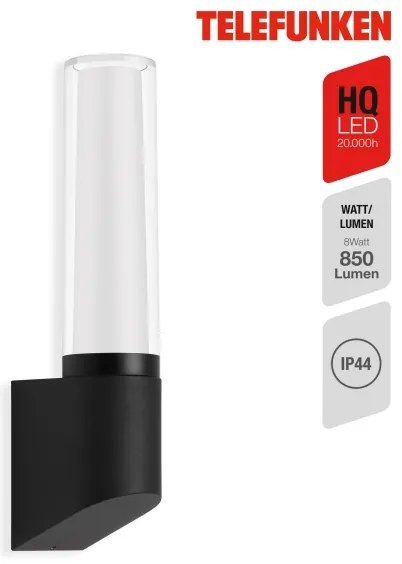 Telefunken 311305TF - LED Venkovní nástěnné svítidlo LED/8W/230V IP44