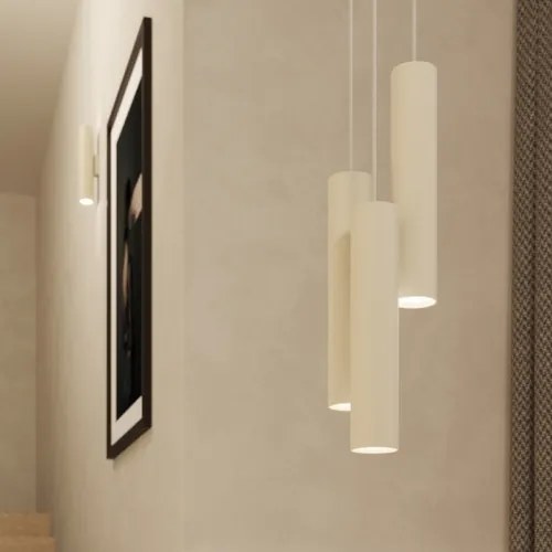 Závěsné svítidlo SOLLUX LAGOS 3L krémová GU10 3x10W bez žárovek SL.1481