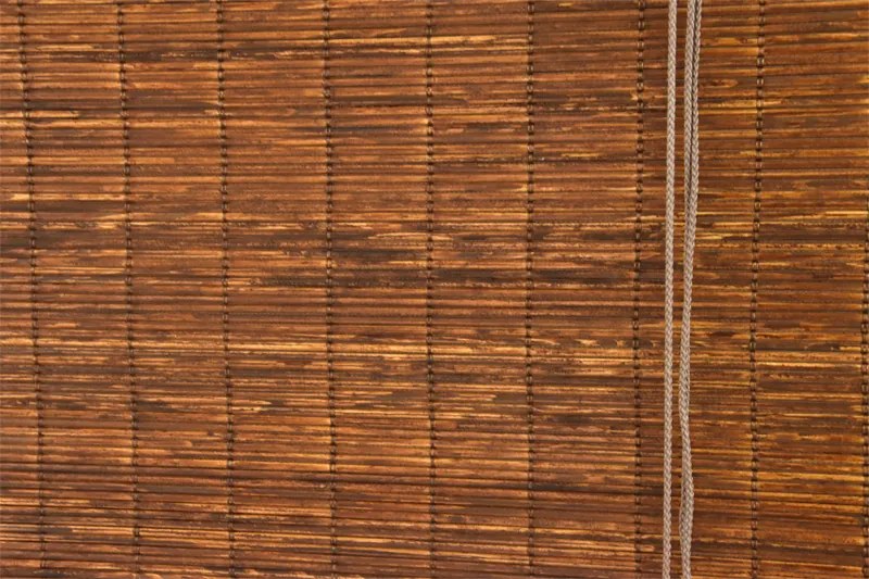 Vingo Dřevěná roleta do interiéru – hnědá Šířka rolety: 120 cm, Rozvin rolety: 150 cm