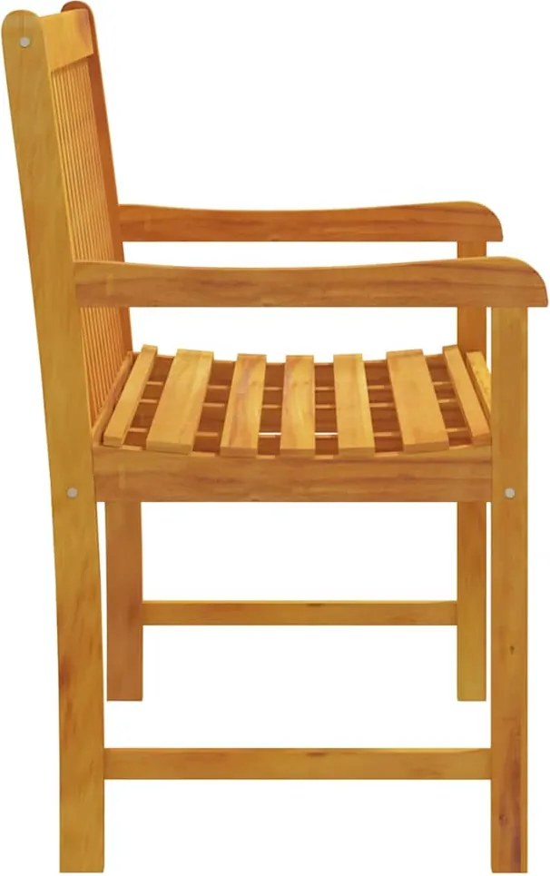 Zahradní lavice 110 cm masivní akáciové dřevo 316610