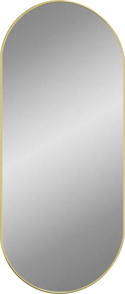 vidaXL Nástěnné zrcadlo 100x45 cm oválné [348201] Barva: zlatá