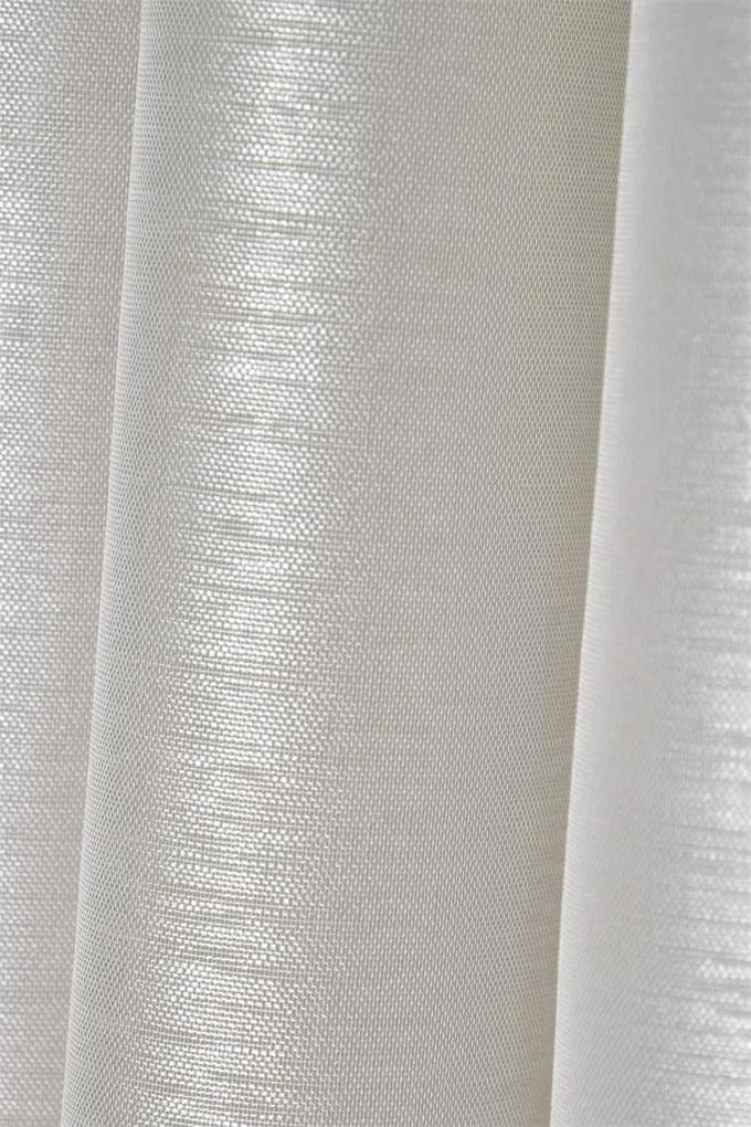 Dekorační záclona s kroužky LINWOOD béžová 140x260 cm (cena za 1 kus) France