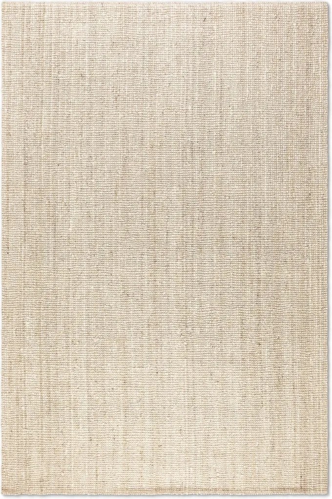 190x280 Kusový koberec Bouclé Jute 105973 Ivory White