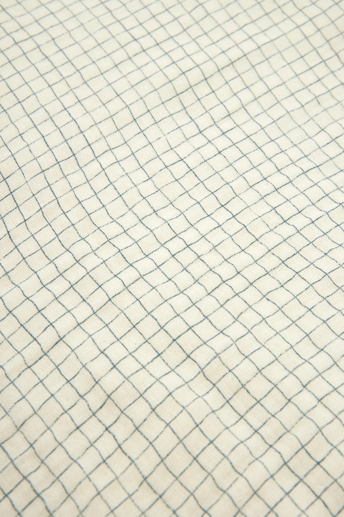 Nobodinoz Wabi Sabi povlečení Blue Grid