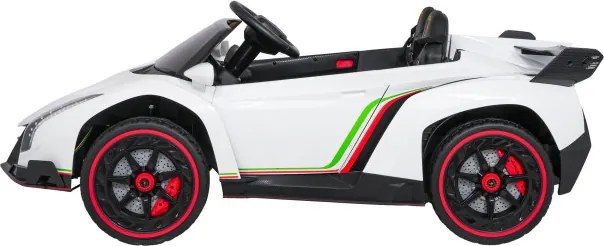 Elektrické autíčko Lamborghini Veneno bílé