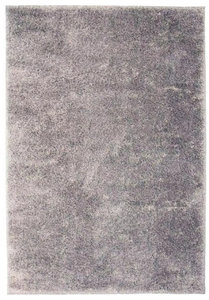 Kusový koberec s vysokým vlasem - šedý | 80x150 cm