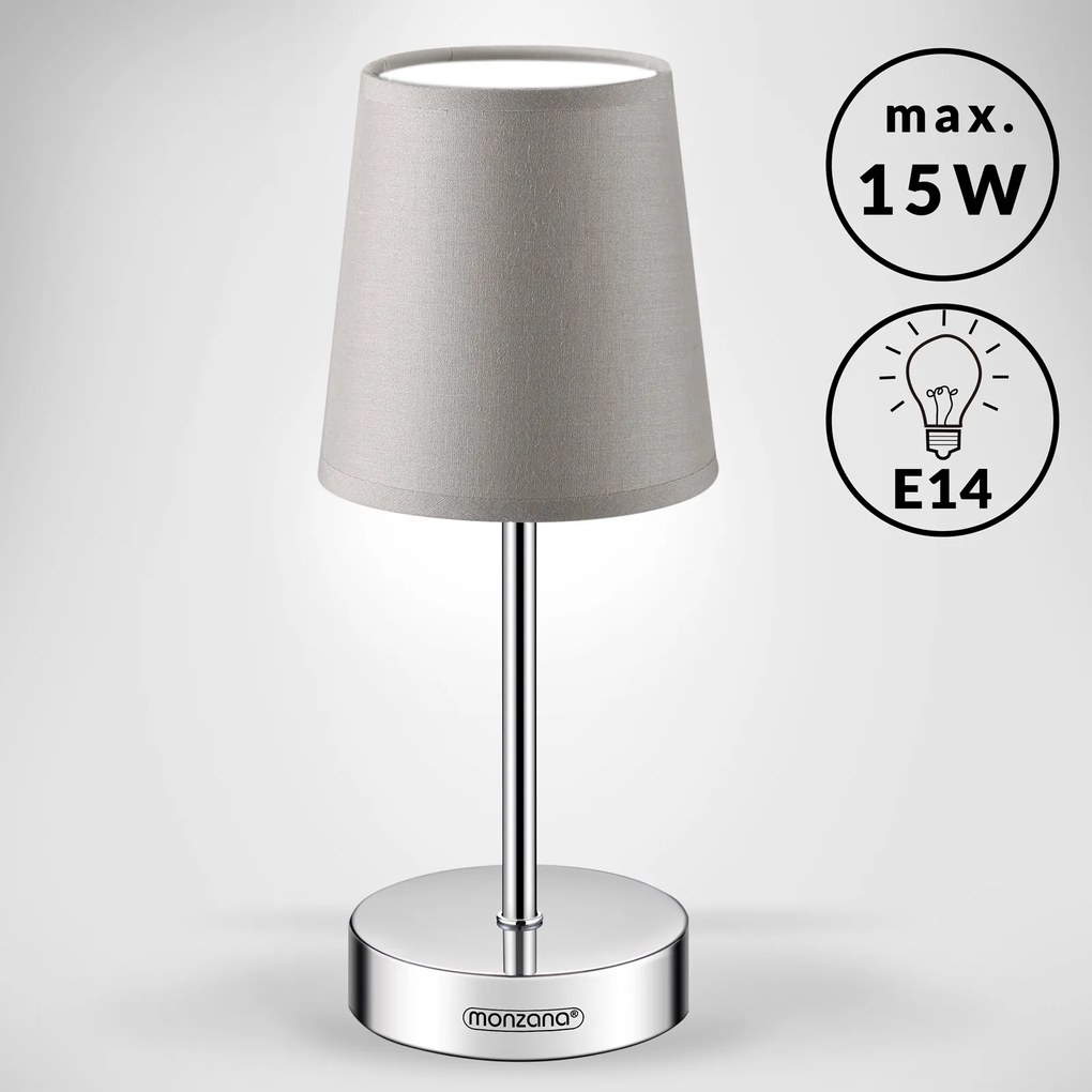 Monzana Stolní lampa Lumiére taupe 109312