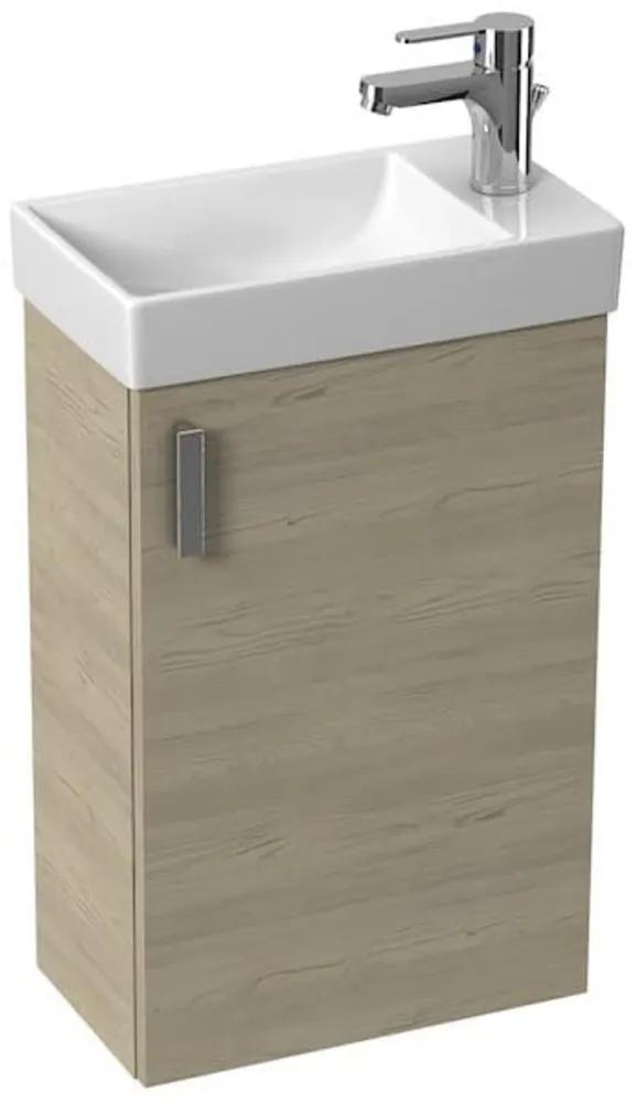 Koupelnová skříňka s umyvadlem Jika Petit 41x65,5x23 cm jasan H45J5111755141
