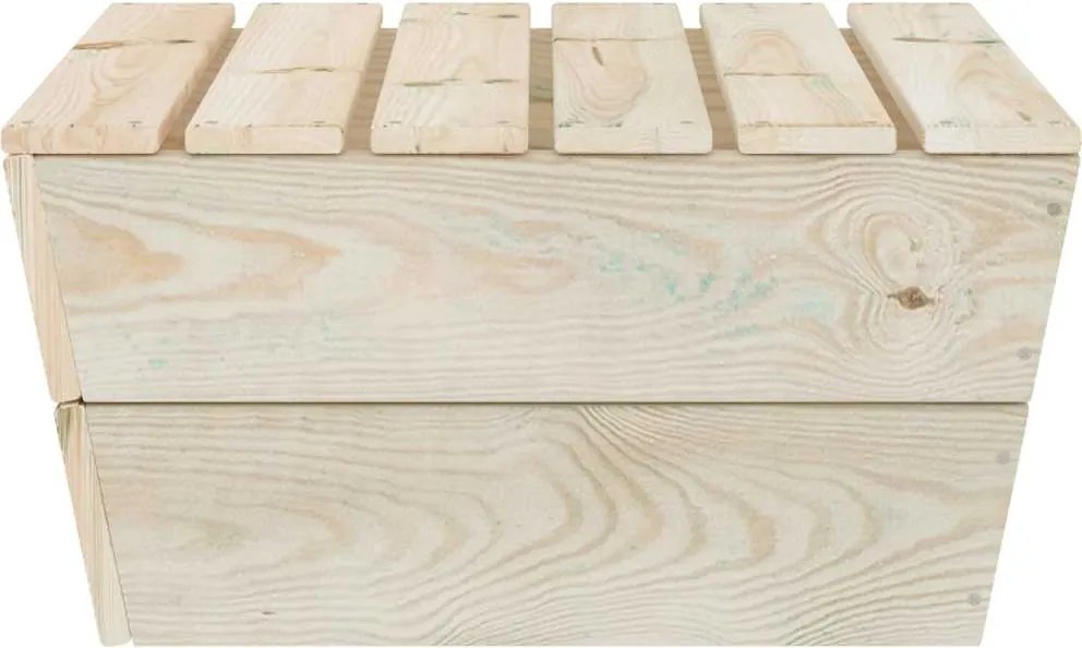 Zahradní stoly 2 ks 60 x 60 x 30 cm impregnované smrkové dřevo 315635