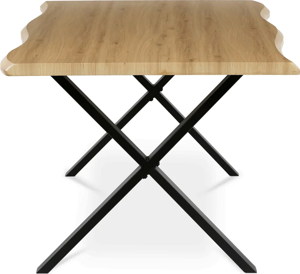Autronic Jídelní stůl HT-F4321 210x100 cm Odstín: Dub šedý