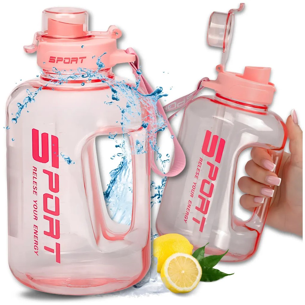 Camerazar Sportovní láhev na běhání TRESSARI 1700ml bez BPA - PC láhev na vodu pro aktivní životní styl