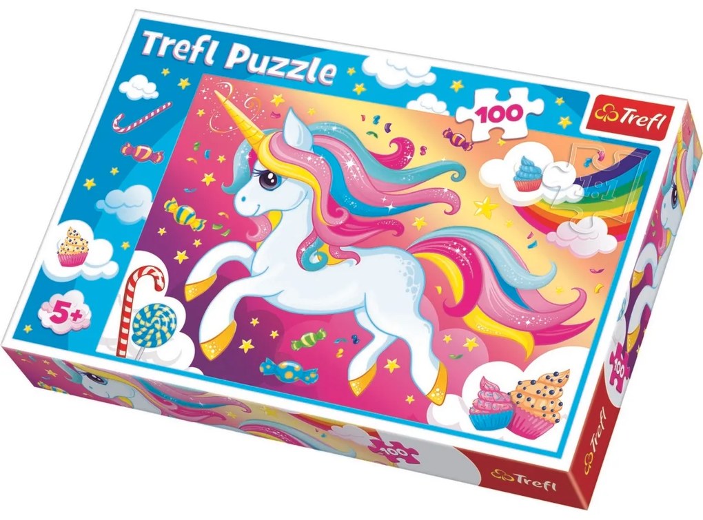 Trefl Puzzle Sladký jednorožec 100 dílků