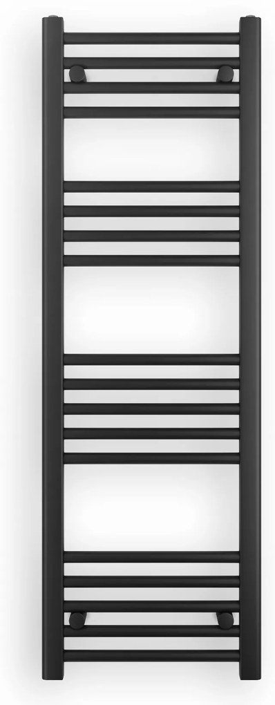Erga Puerto, topné těleso 1200x400 mm, 459W, černá matná, ERG-LAV-GRZE-BK-40120