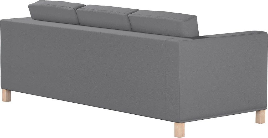 Potah na pohovku IKEA Karlanda 3-místná nerozkládací, krátký barva šedá látka pletený vzor