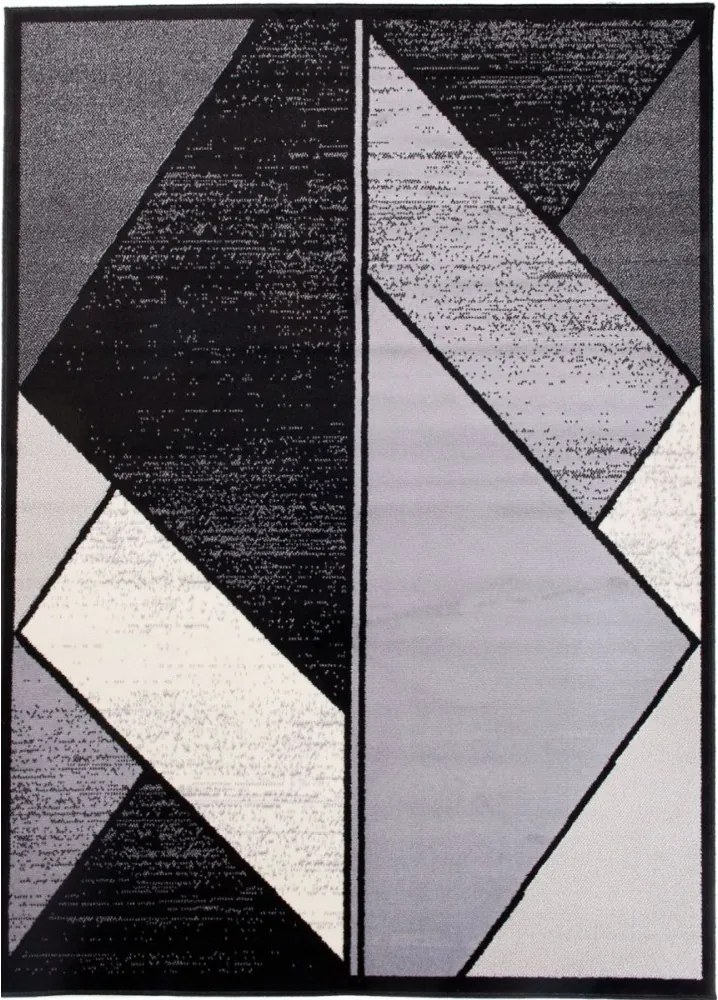 Kusový koberec PP Triangle šedý, Velikosti 120x170cm