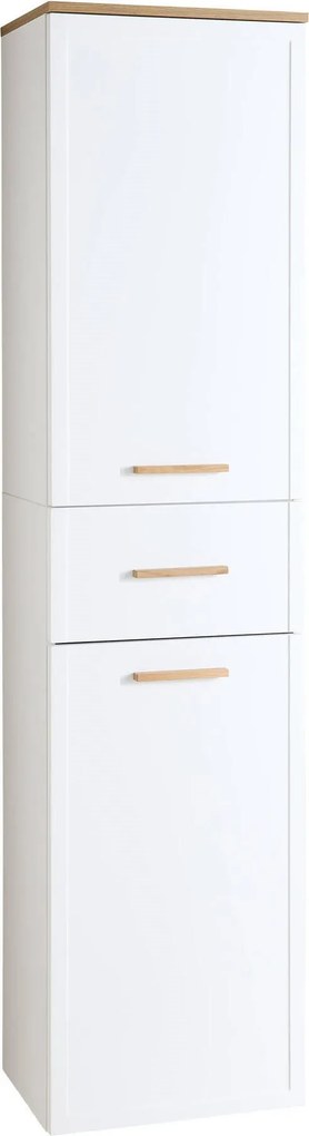 XXXLutz VYSOKÁ SKŘÍŇ, bílá, 45,2/184/32,5 cm Xora - Úzké skříňky do koupelny - 001977000703
