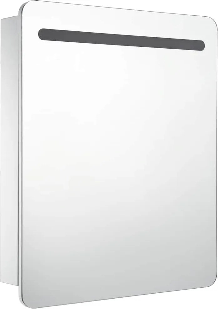 LED koupelnová skříňka se zrcadlem 68 x 9 x 80 cm 285119