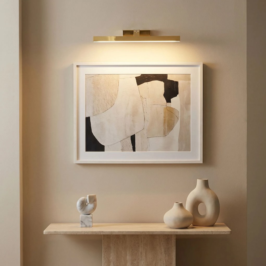 Toolight Rea, Koupelnové nástěnné LED svítidlo SWE005-1W 58cm GOLD, OSW-20104