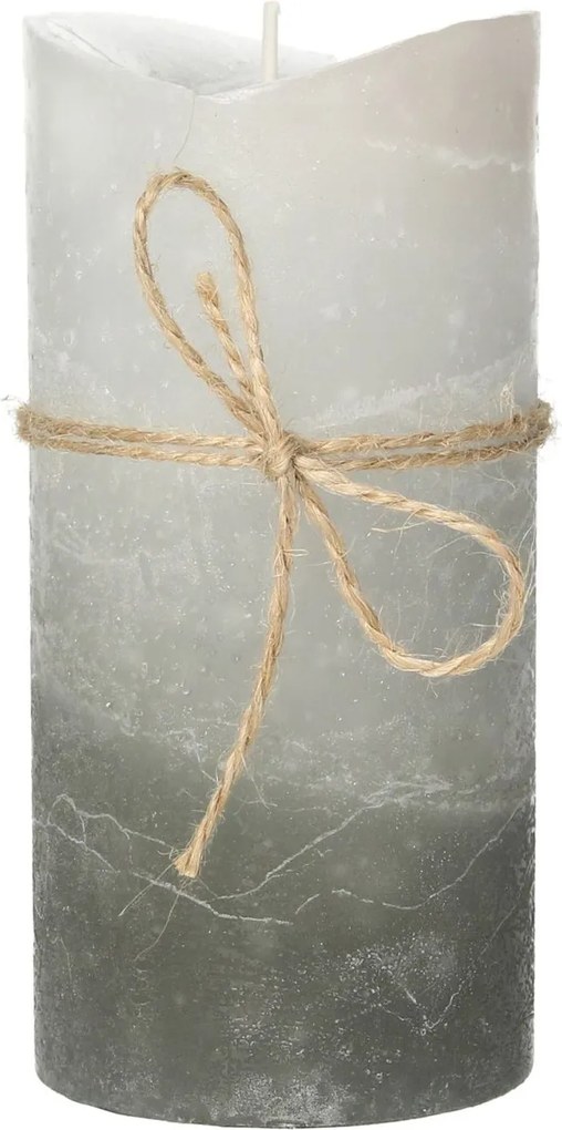 Svíčka  Dorotea 15 cm dark grey cristal