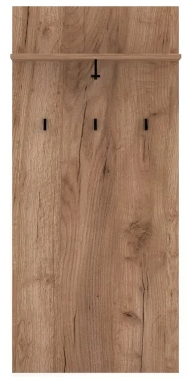 Nástěnný předsíňový věšák Bilbao 63,4 cm dub Craft Tobacco