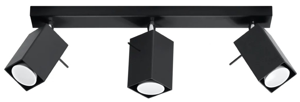 Sollux Lighting Stropní svítidlo MERIDA 3 černé