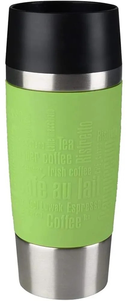 Tefal | Tefal - Cestovní hrnek 360 ml TRAVEL MUG nerez/zelená | GS0240